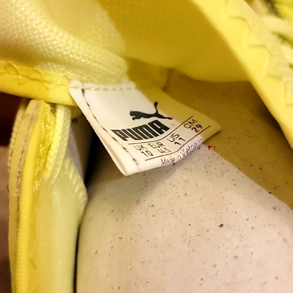 Puma | Shoes | Nwt Puma Neon Yellow And Orange Laced Soccer Football ...